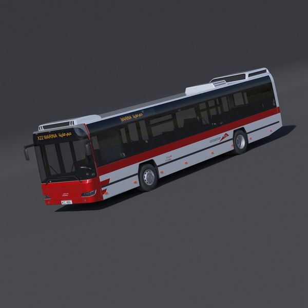 modelo 3d Autobús de la ciudad de Dubai - TurboSquid 1030266