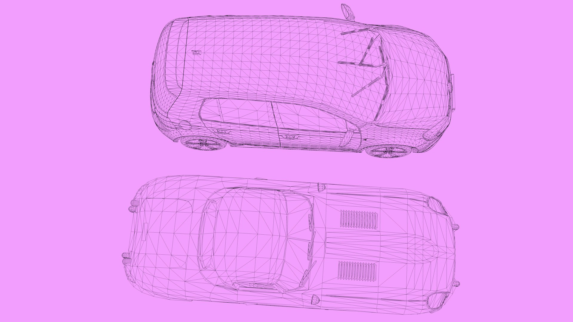 3D Cars Collection Yellow And White Model - TurboSquid 2248490