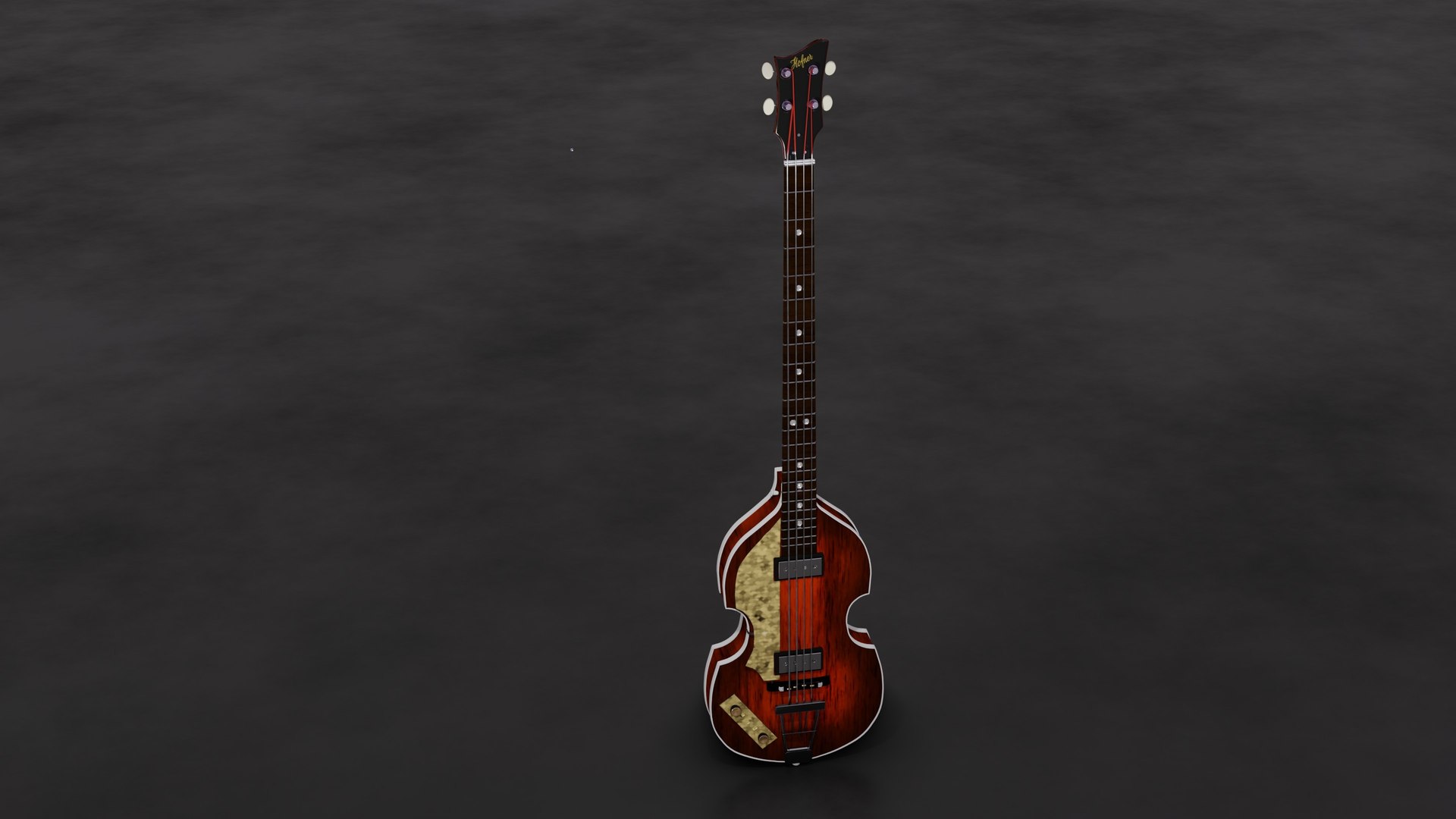Paul MvCartneys Hofner Bass 3D Model - TurboSquid 1867874