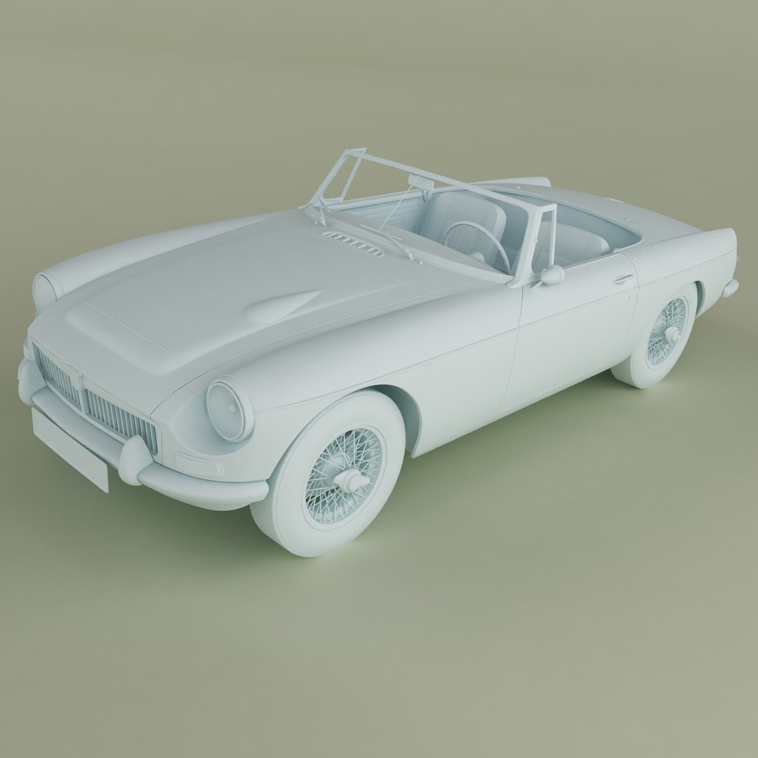 3d Model 1968 Mg Mgc