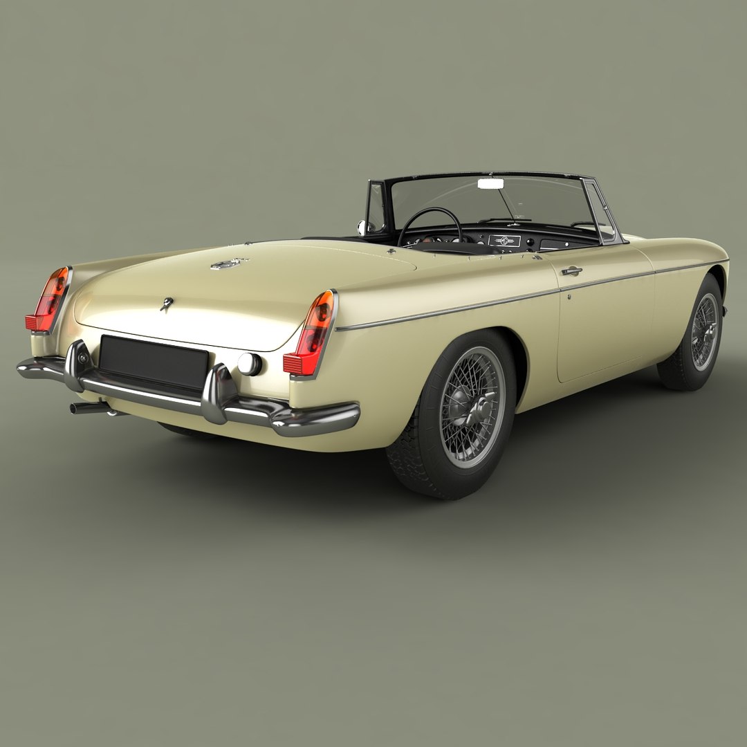 3d Model 1968 Mg Mgc
