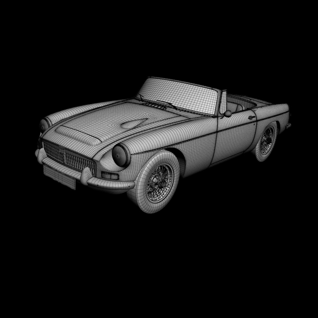 3d Model 1968 Mg Mgc