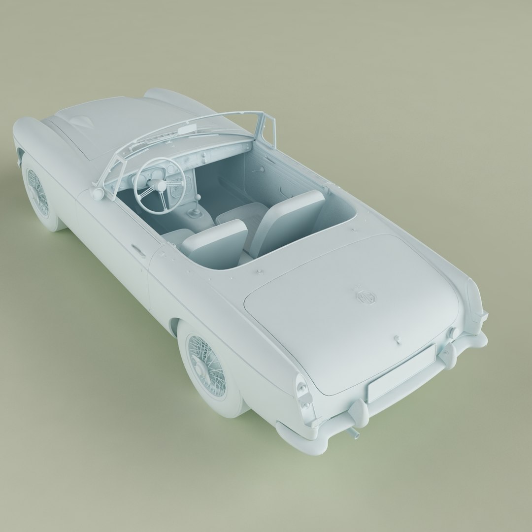 3d Model 1968 Mg Mgc