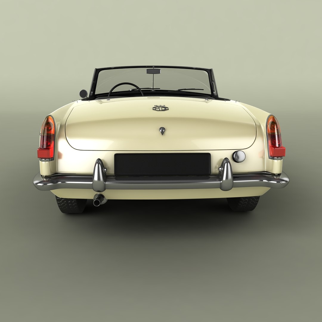 3d Model 1968 Mg Mgc