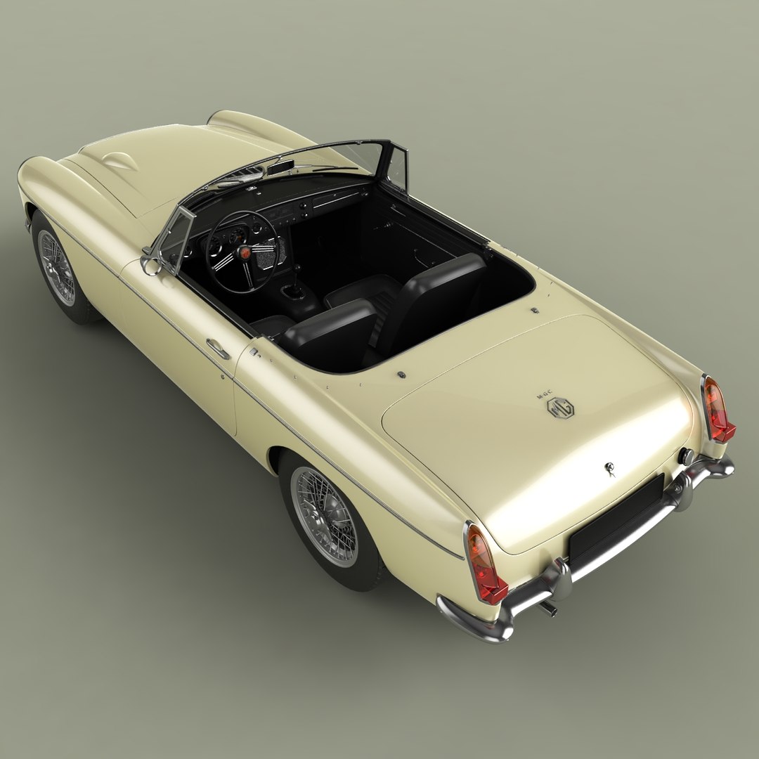 3d Model 1968 Mg Mgc