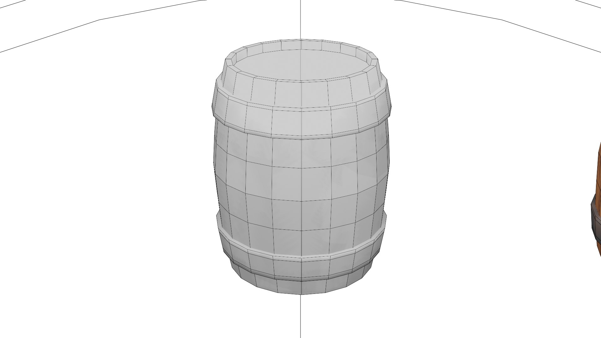 Barrel Low Poly 3D Model - TurboSquid 1979311