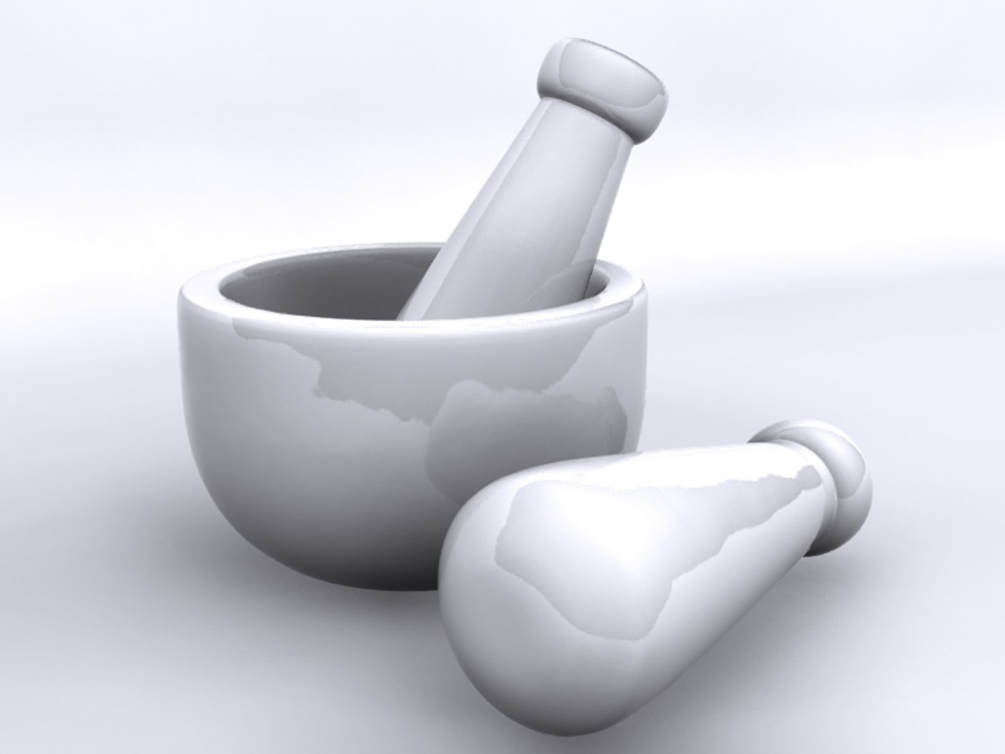 morter pestle 3d max