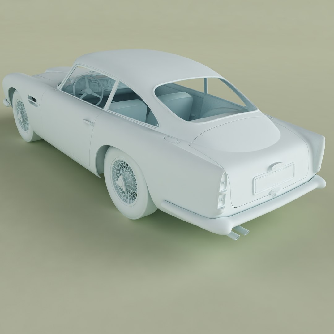 Aston Martin DB4 GT 3D Model - TurboSquid 2070910