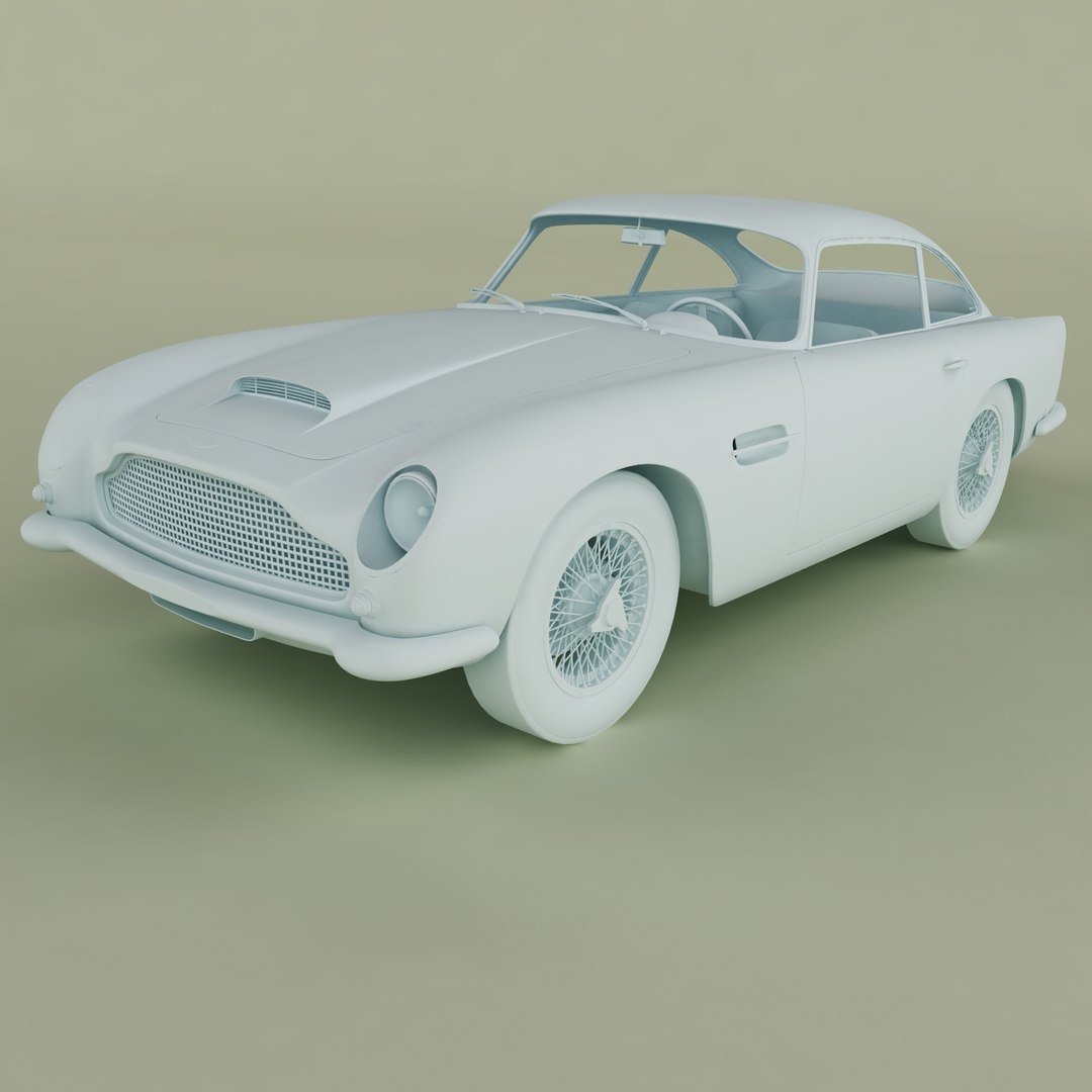 Aston Martin DB4 GT 3D Model - TurboSquid 2070910