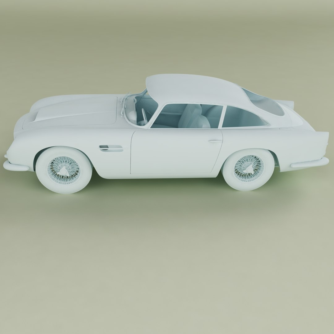 Aston Martin DB4 GT 3D Model - TurboSquid 2070910