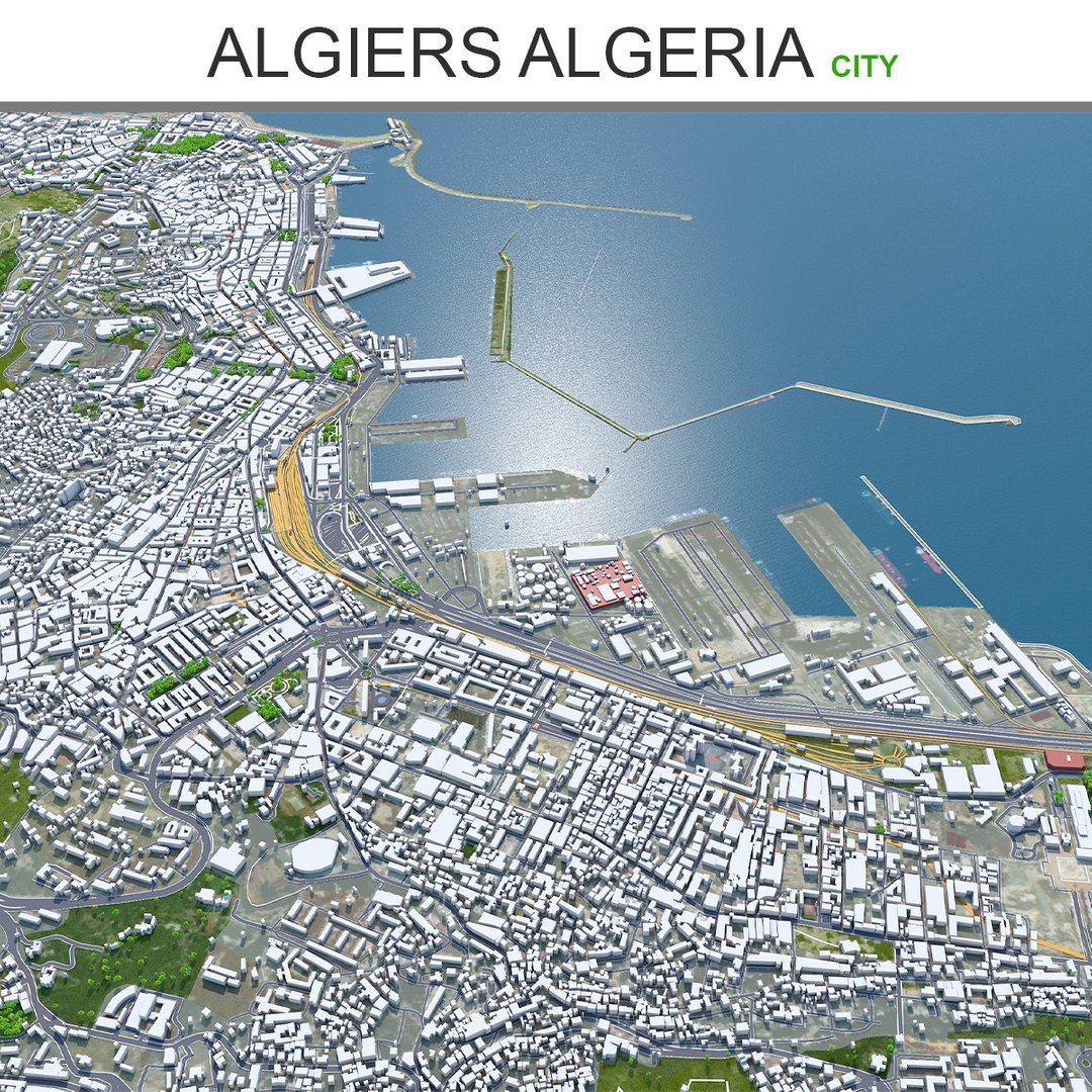 3D Algiers City Algeria - TurboSquid 2084603