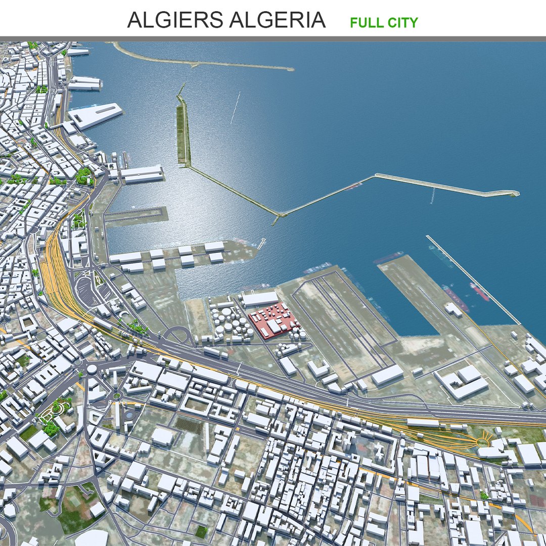 3D Algiers City Algeria - TurboSquid 2084603