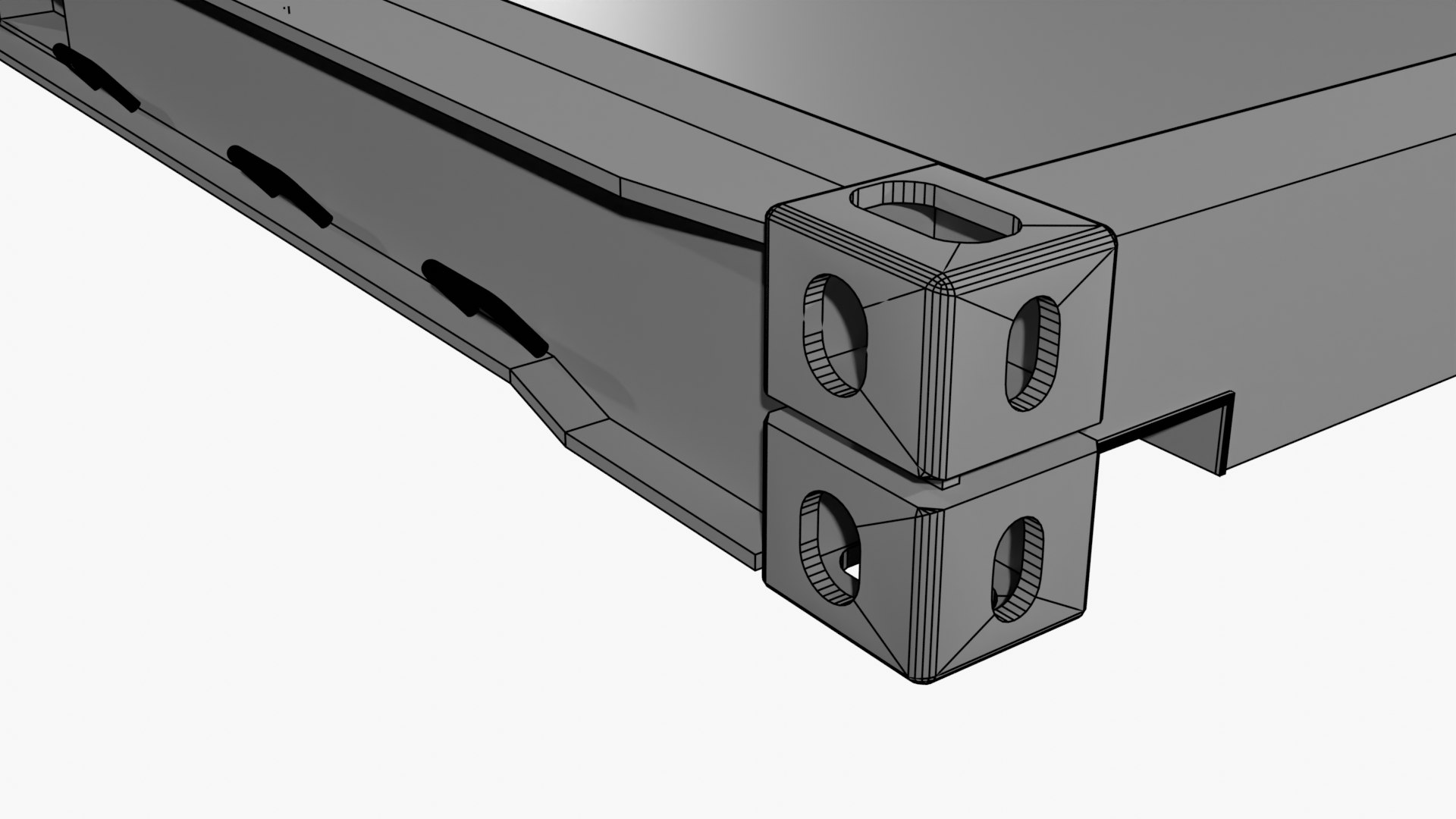 3D Model Container 20ft Platform - TurboSquid 2009928
