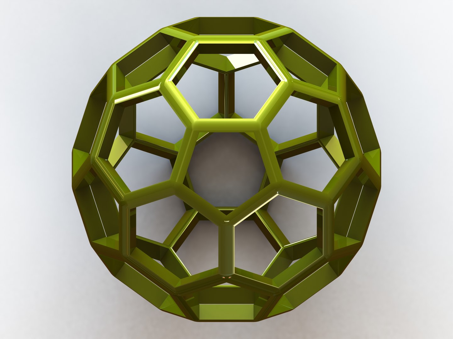 3D model Wireframe Shape Truncated Icosahedron - TurboSquid 2176013