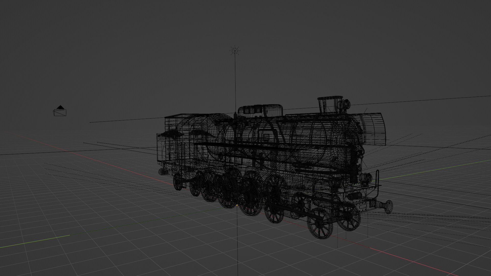 3D Train Engine Model - TurboSquid 2138732