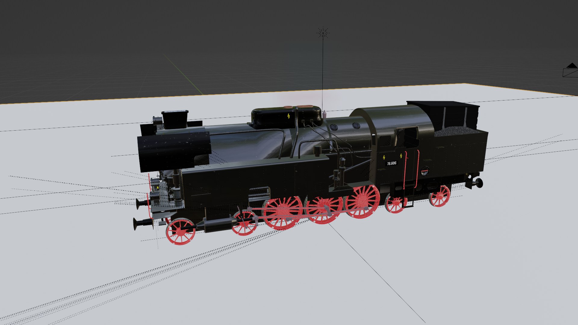 3D Train Engine Model - TurboSquid 2138732