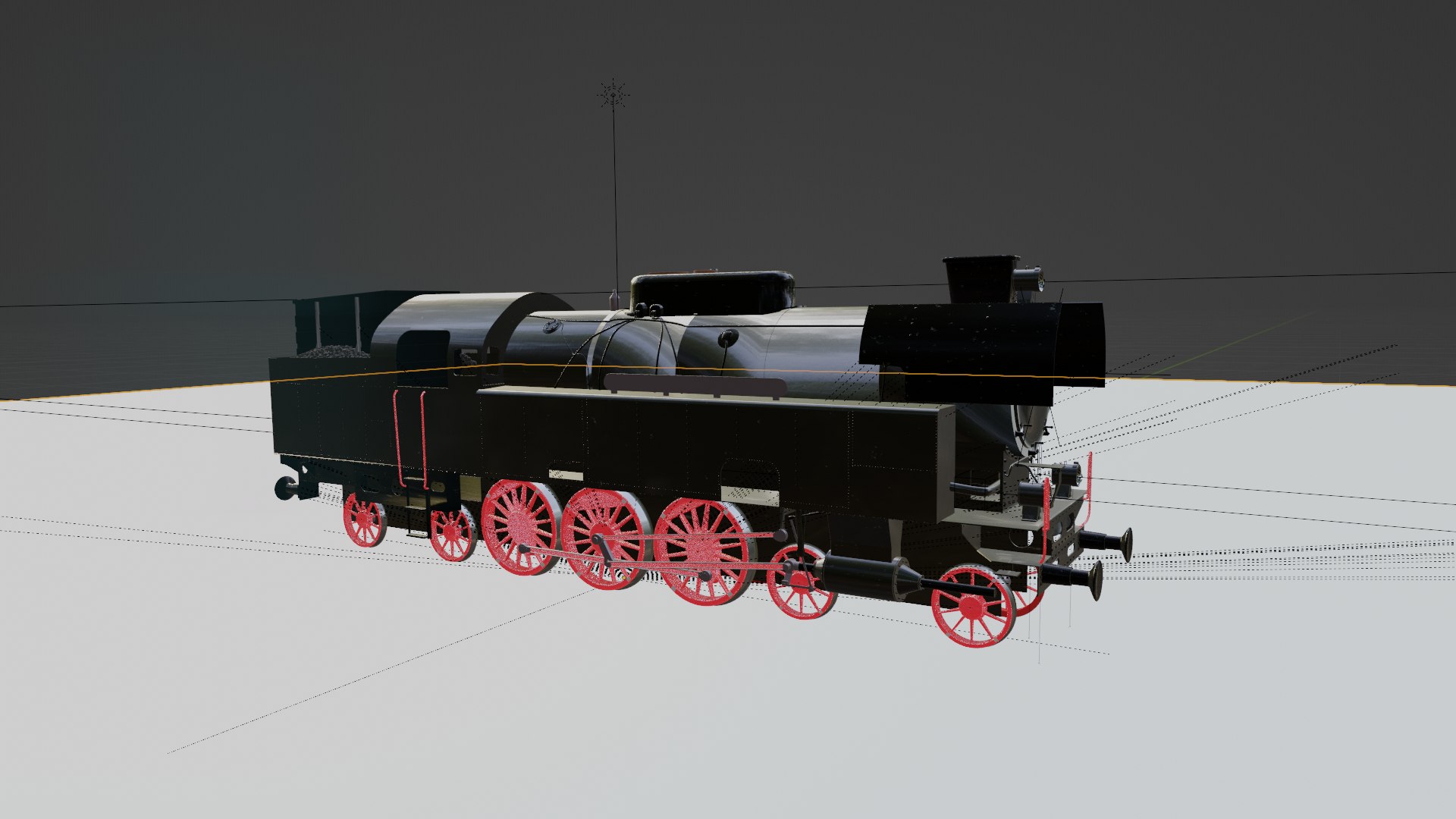 3D Train Engine Model - TurboSquid 2138732
