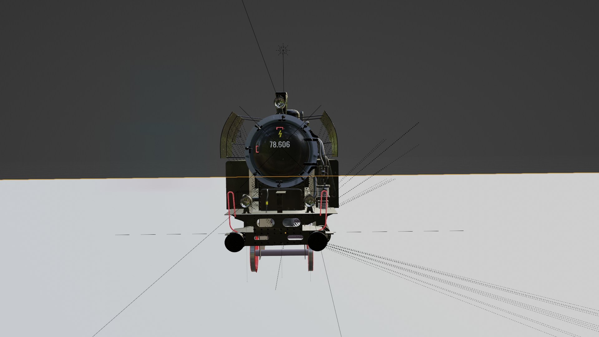 3D Train Engine Model - TurboSquid 2138732