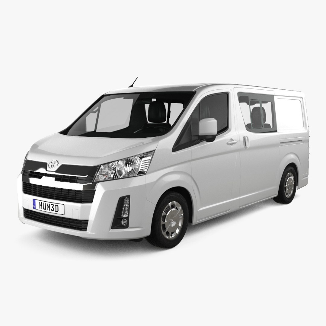 modelo 3d Toyota Hiace Crew Van L2H1 2019 - TurboSquid 2021543