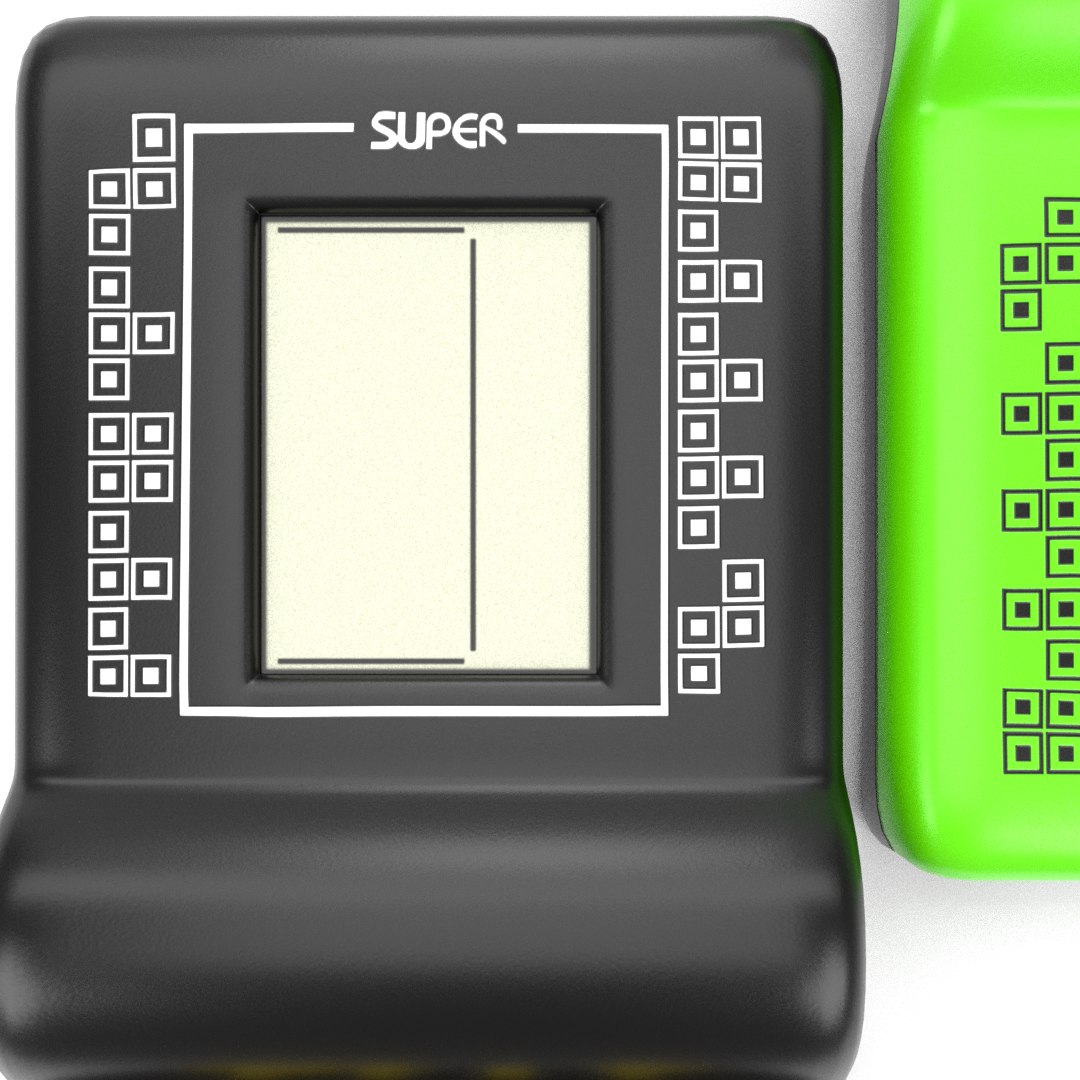 3D brick console videogame - TurboSquid 1422727