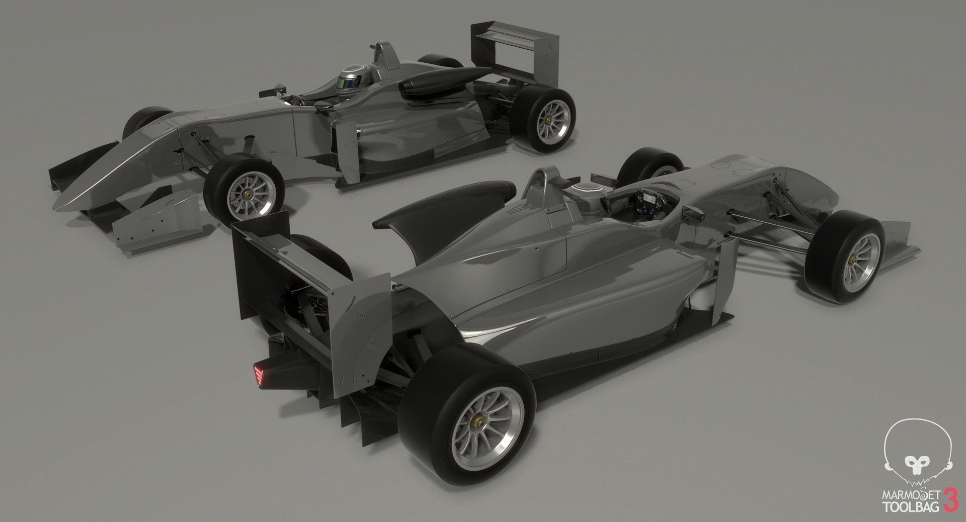 Pack 3 formula race cars model - TurboSquid 1347765