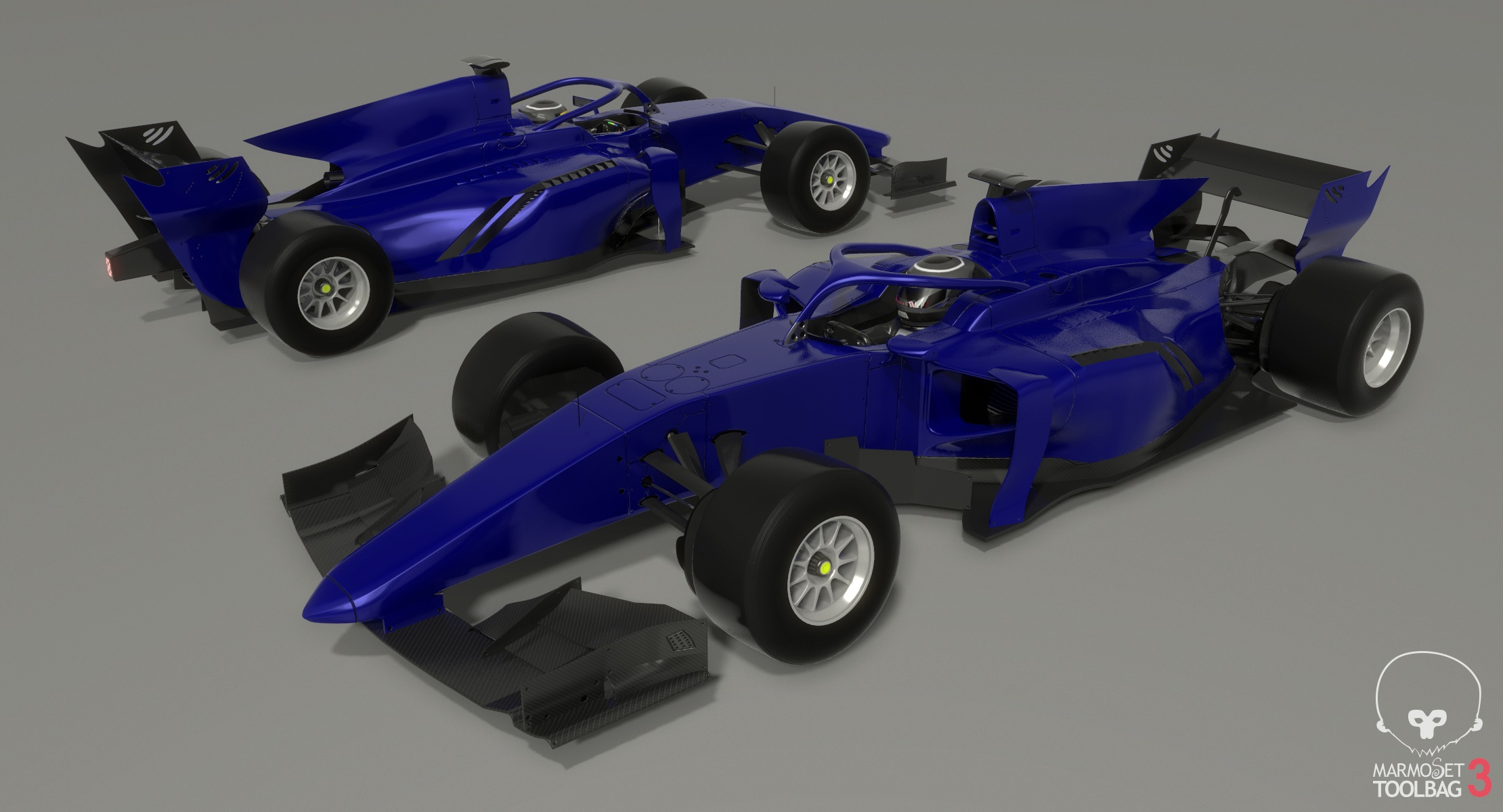 Pack 3 formula race cars model - TurboSquid 1347765