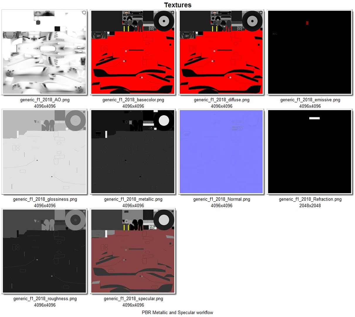 Pack 3 Formula Race Cars Model - TurboSquid 1347765