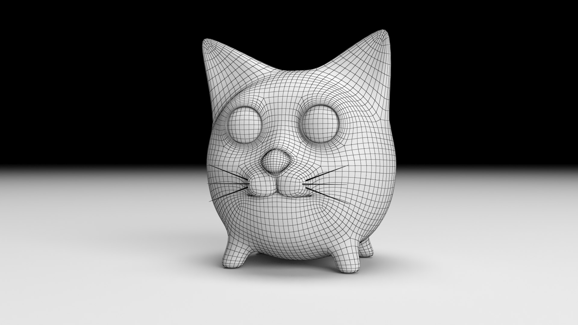 3D Cute Cat Model - TurboSquid 2307082