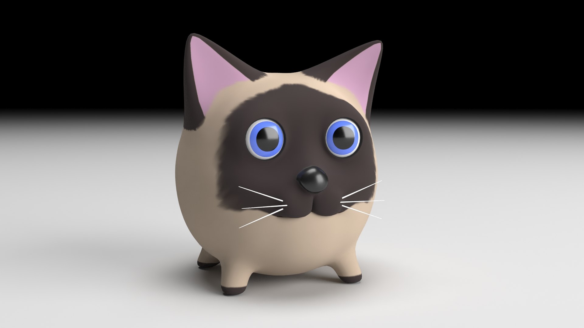 3D Cute Cat Model - TurboSquid 2307082