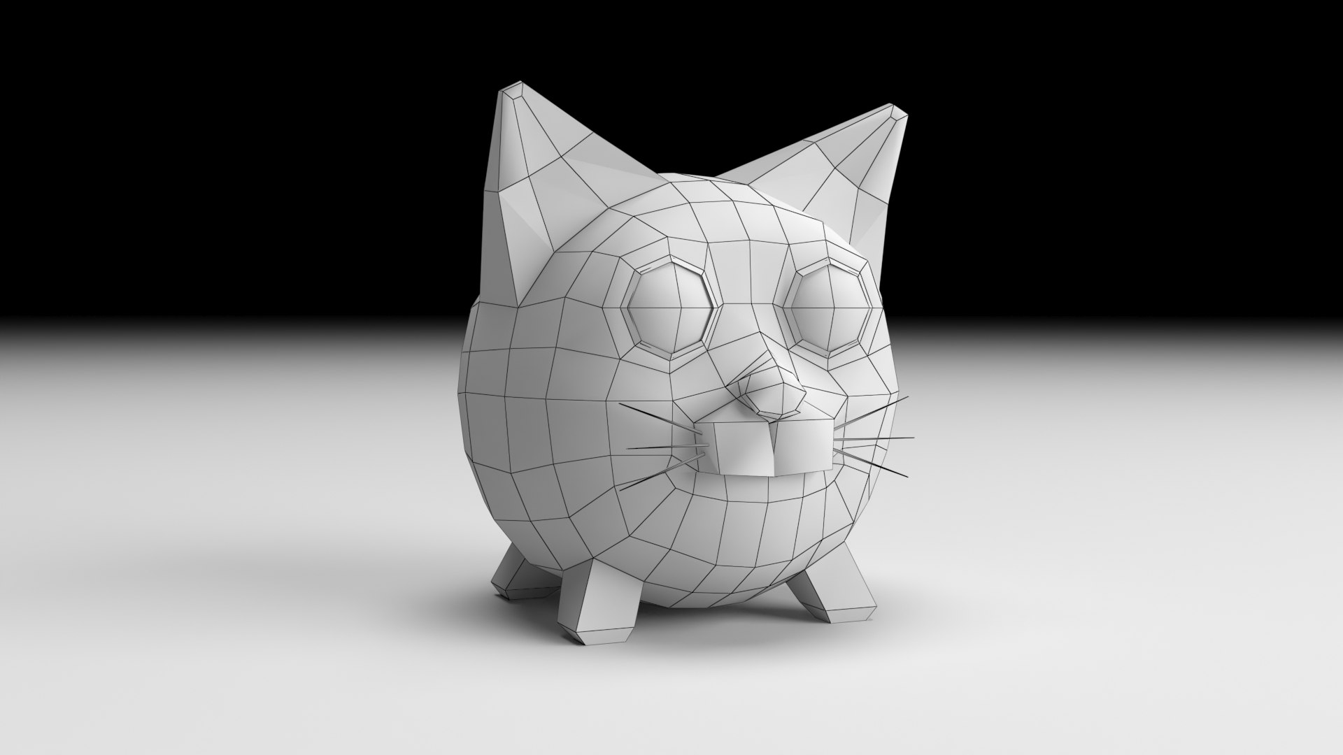 3D Cute Cat Model - TurboSquid 2307082