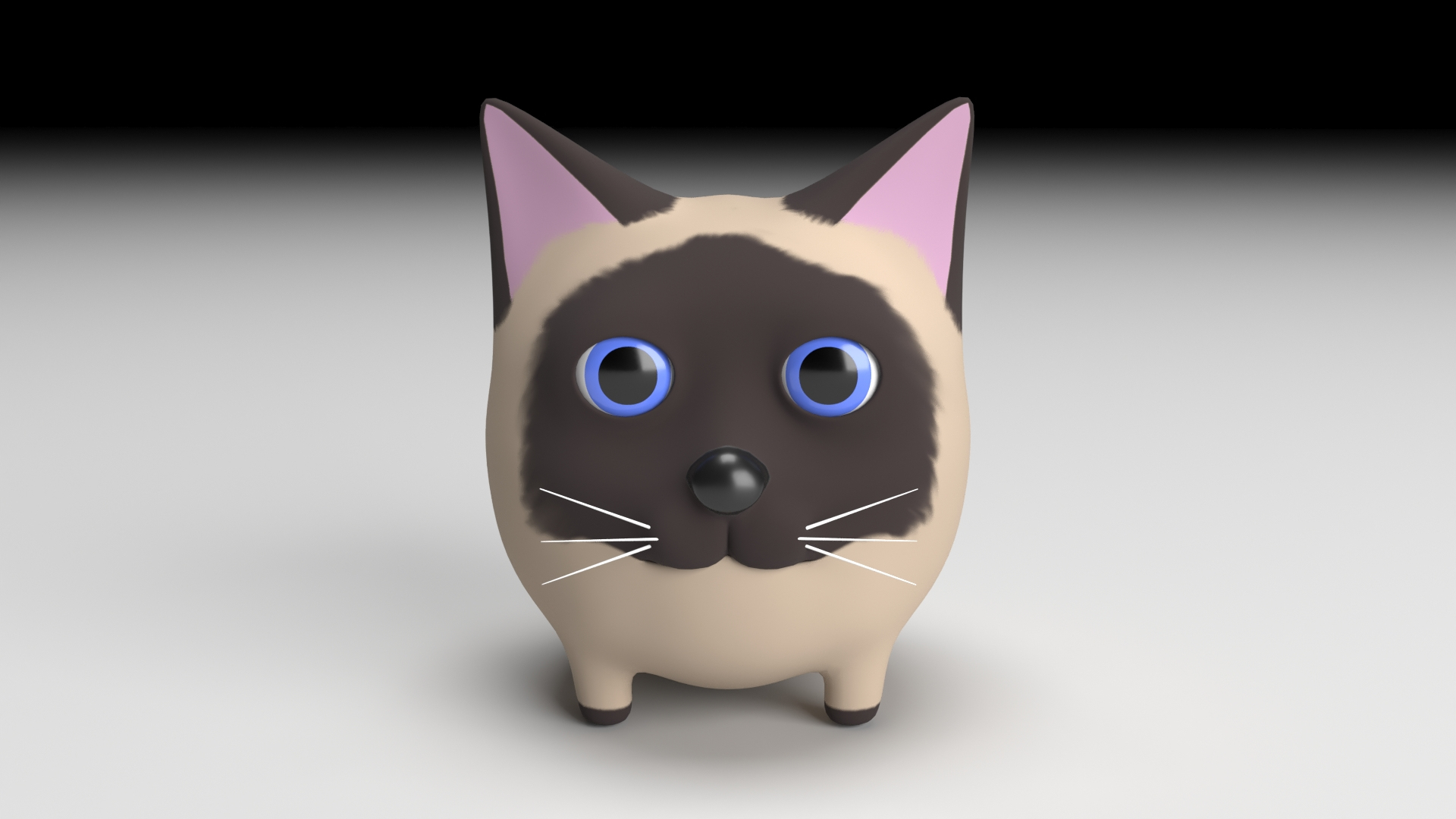 3D Cute Cat Model - TurboSquid 2307082