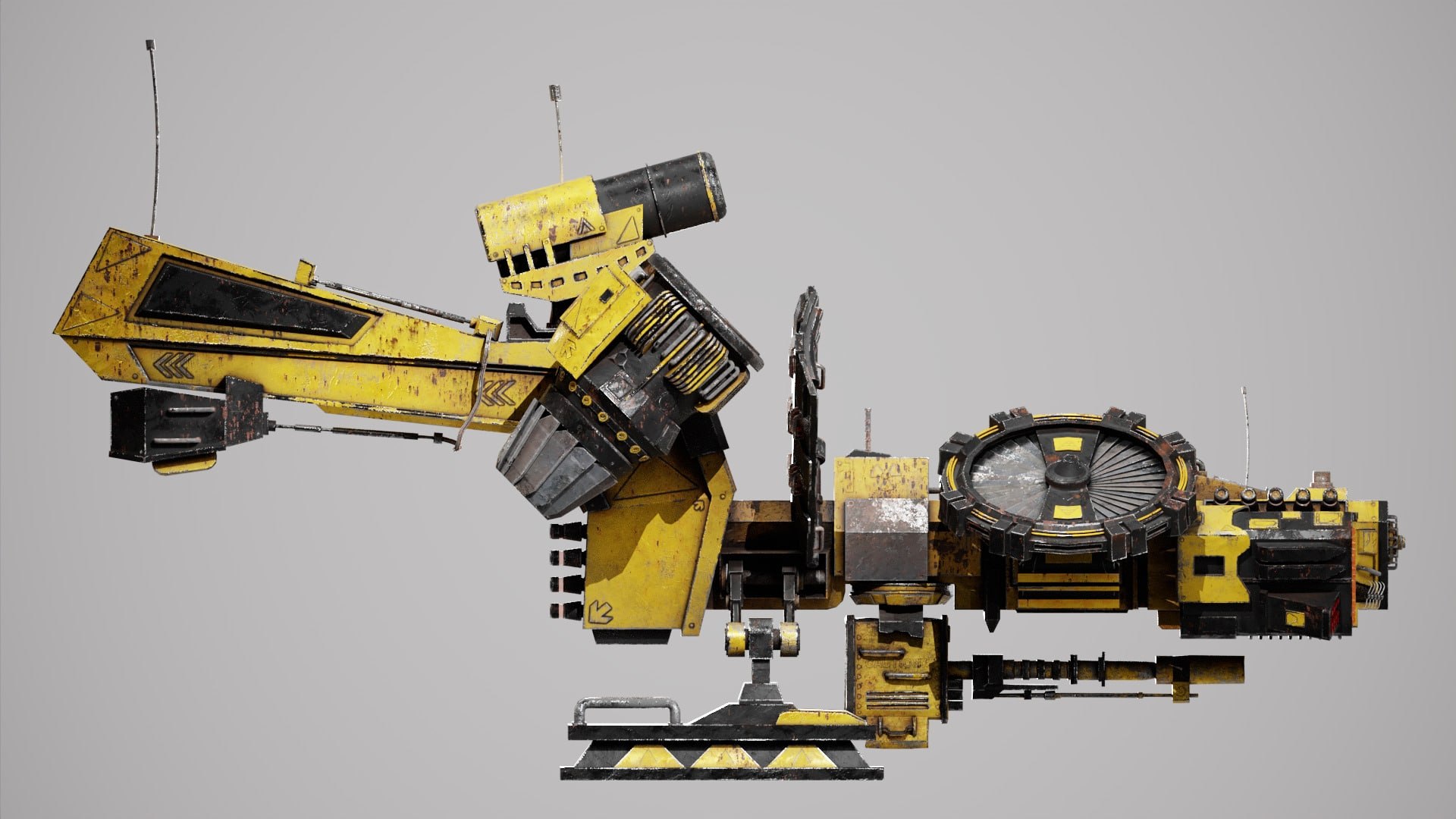 Sci-fi Military War Drone 3D Model - TurboSquid 2231664