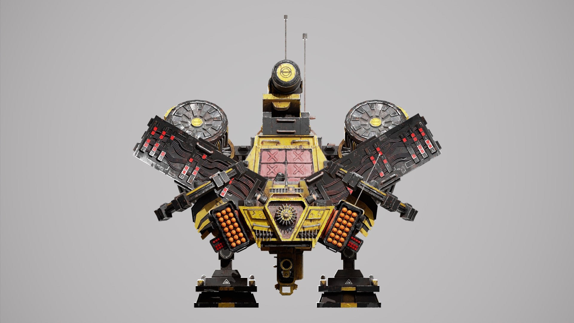 Sci-fi Military War Drone 3D Model - TurboSquid 2231664