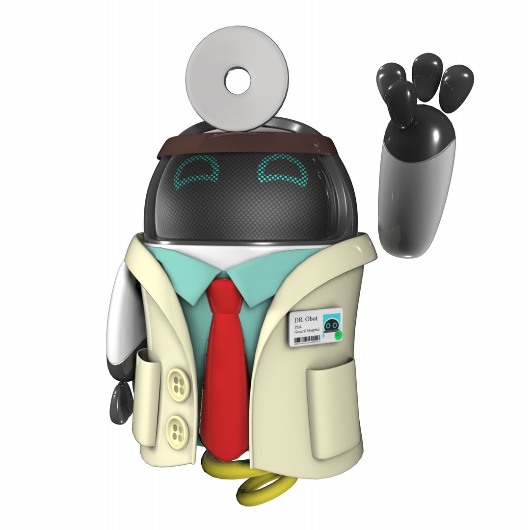 Robots Doctor Drone Model - TurboSquid 1261056