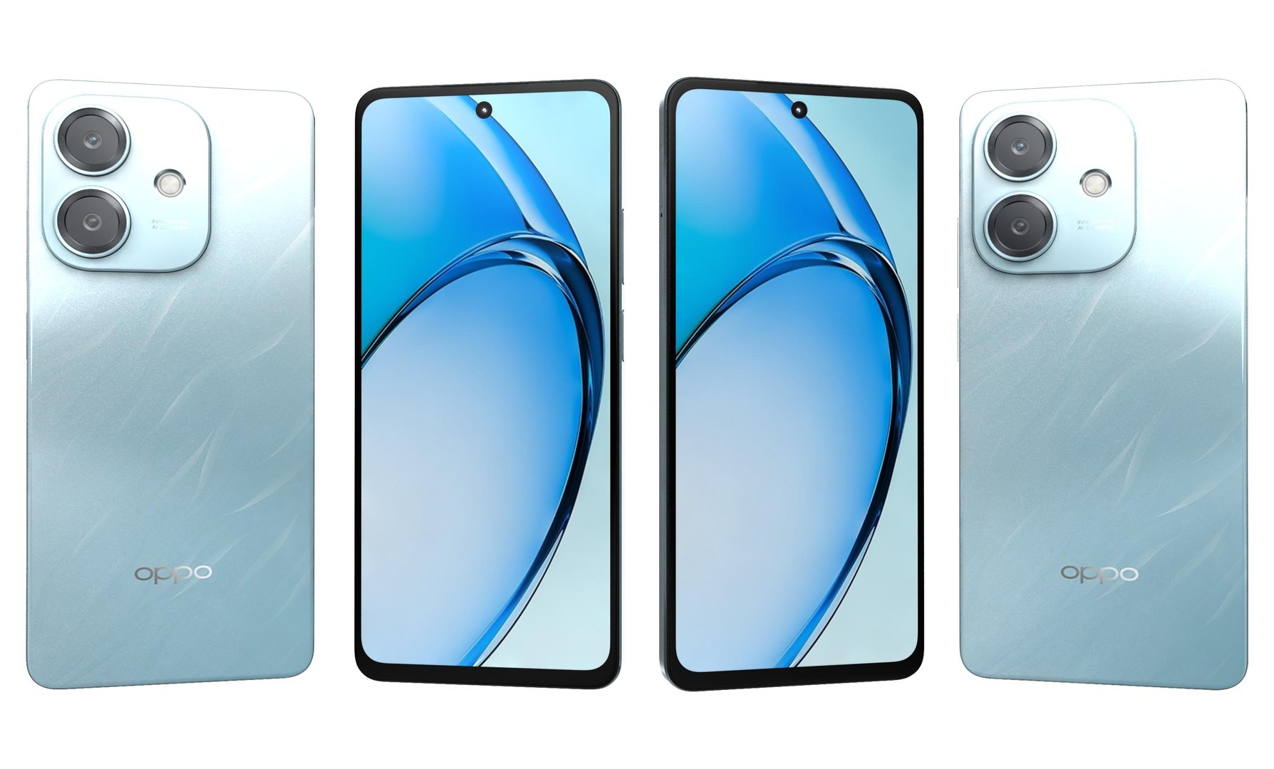 3D OPPO A3x Ocean Blue Model - TurboSquid 2277723