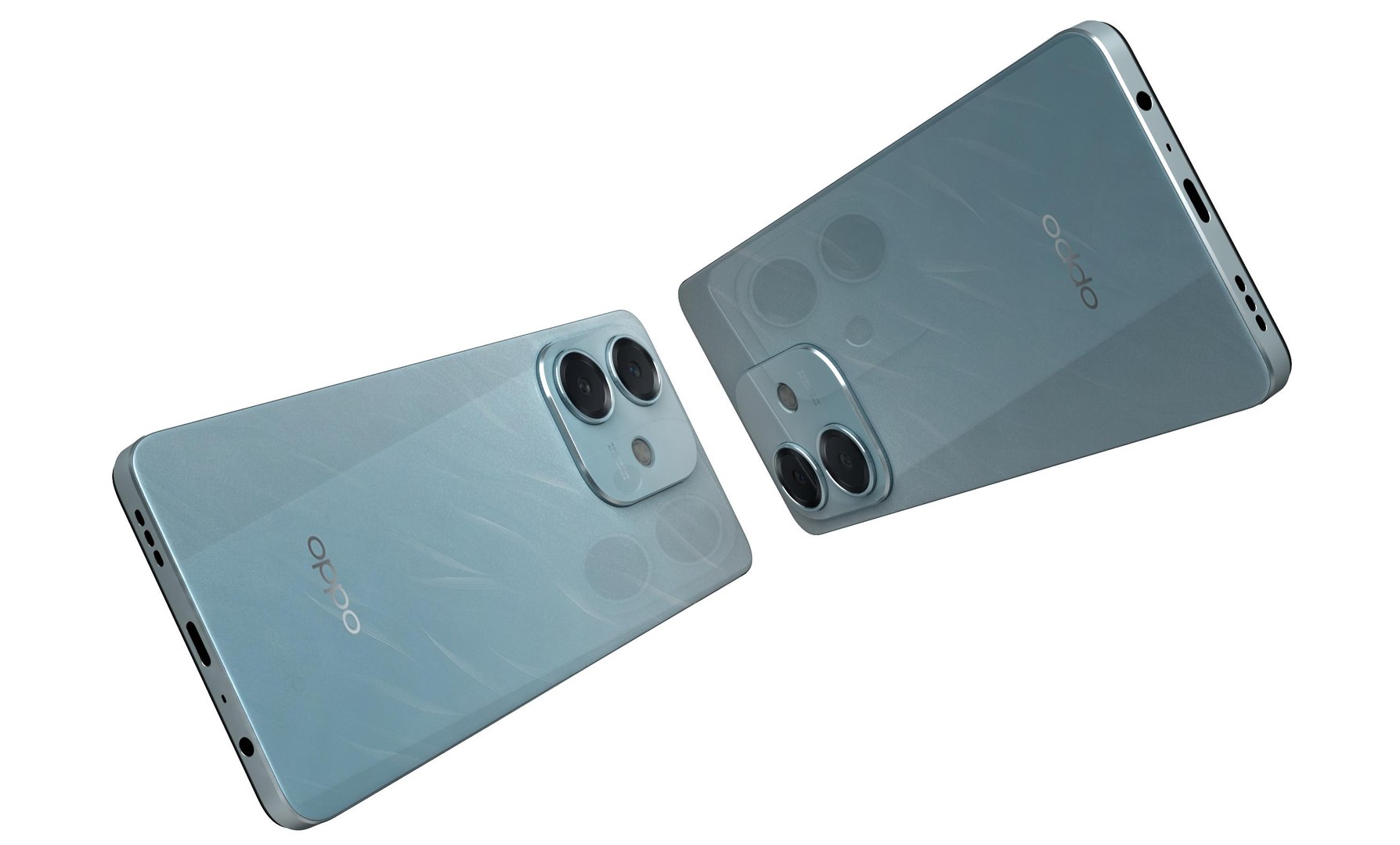 3D OPPO A3x Ocean Blue Model - TurboSquid 2277723