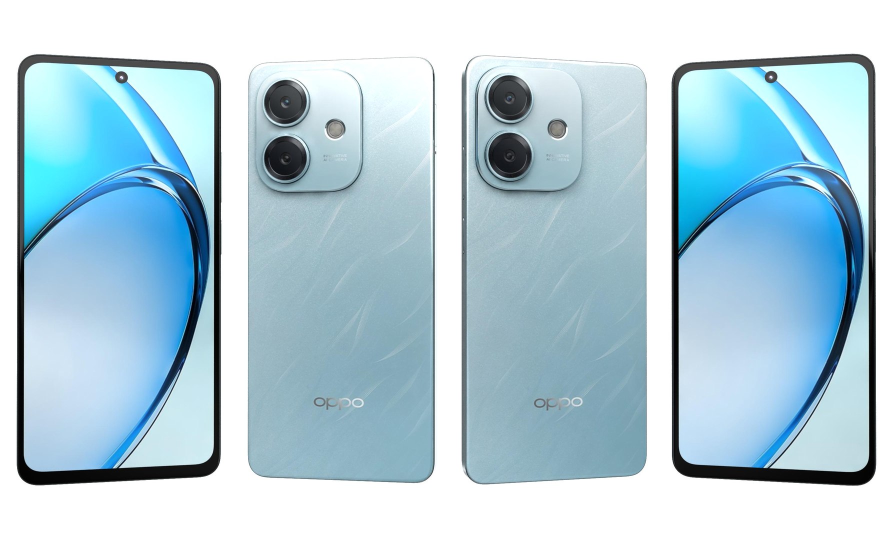 3D OPPO A3x Ocean Blue Model - TurboSquid 2277723