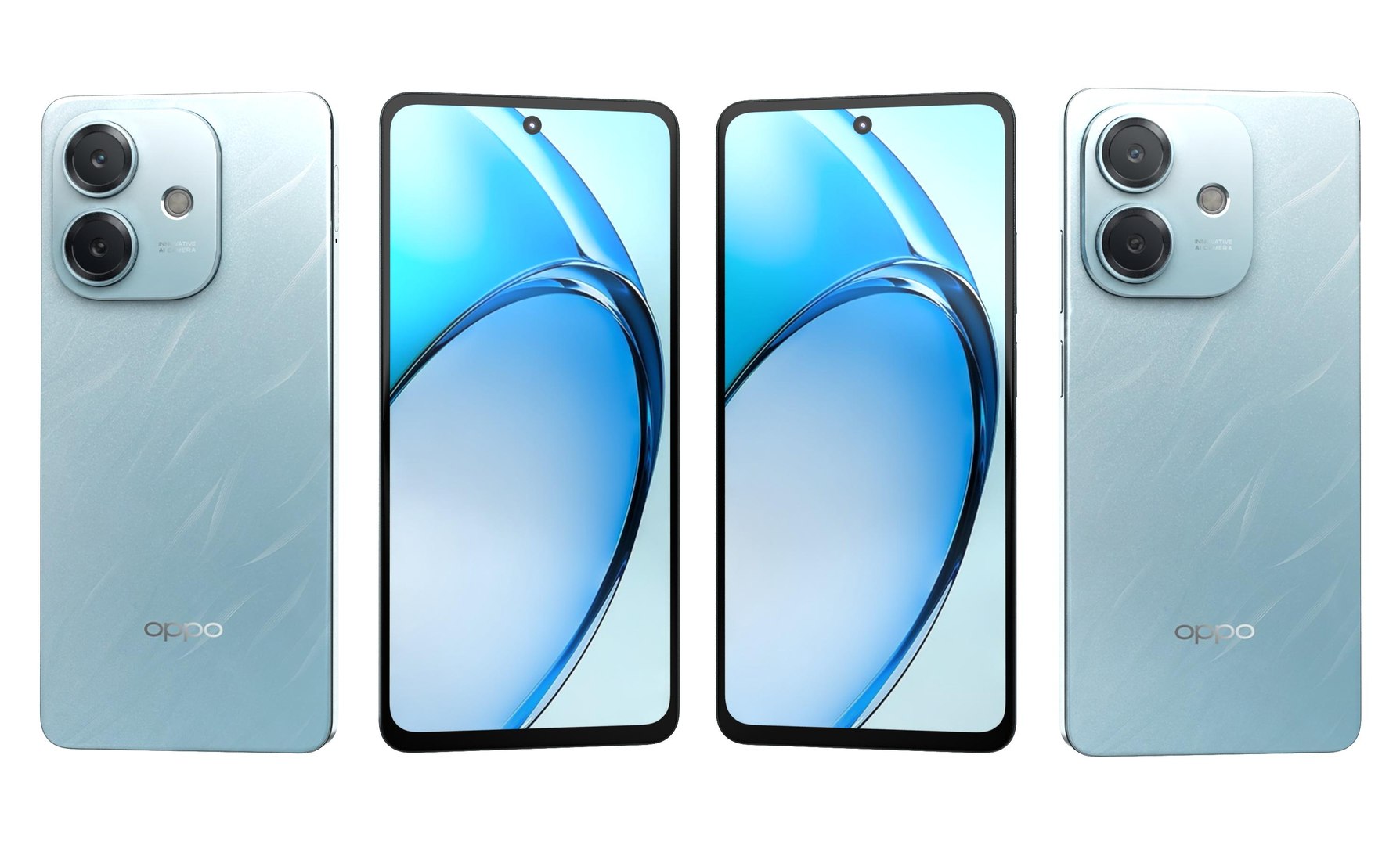 3D OPPO A3x Ocean Blue Model - TurboSquid 2277723