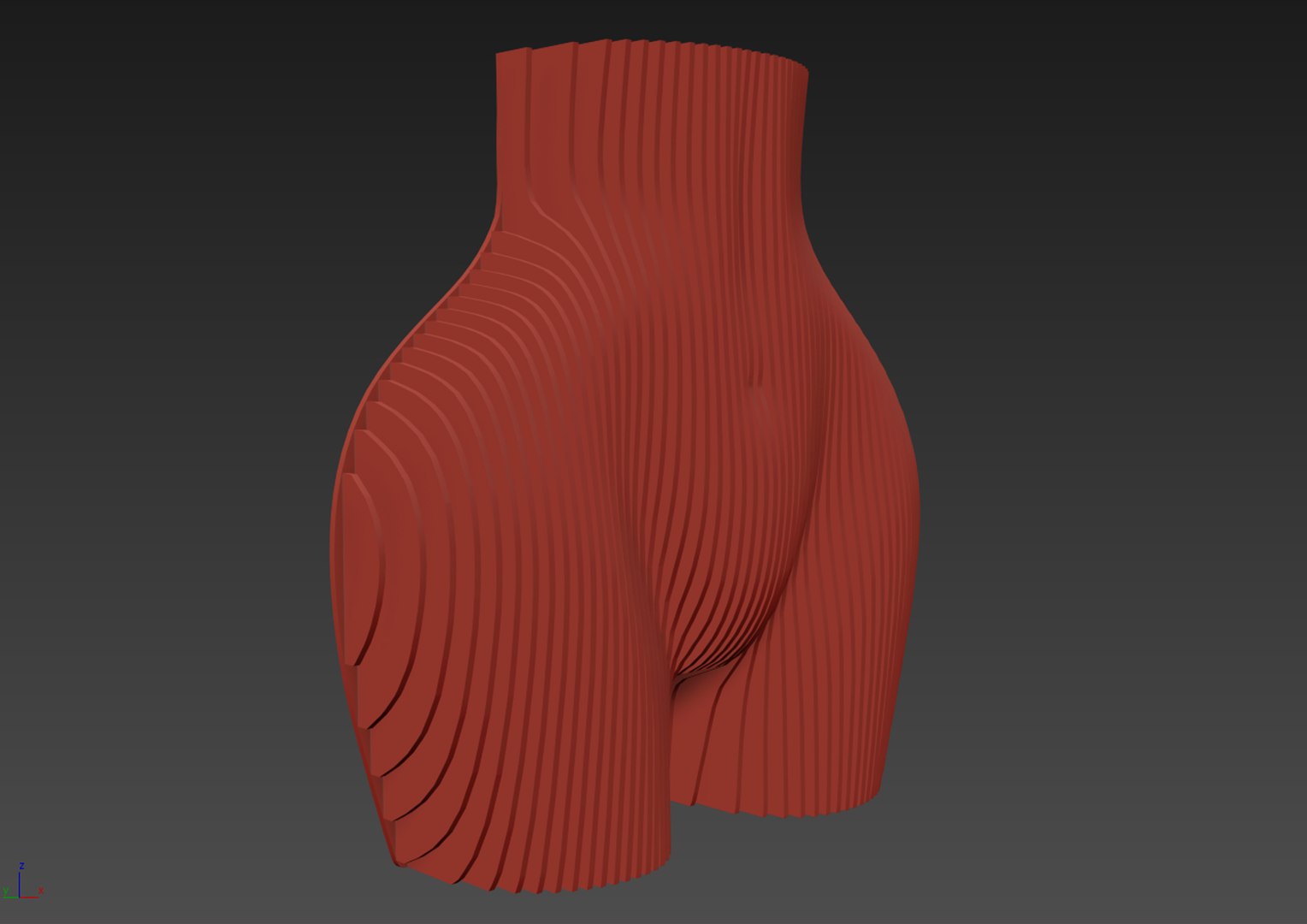 3D Model Parametric Female Body Wall Decor - TurboSquid 2517720