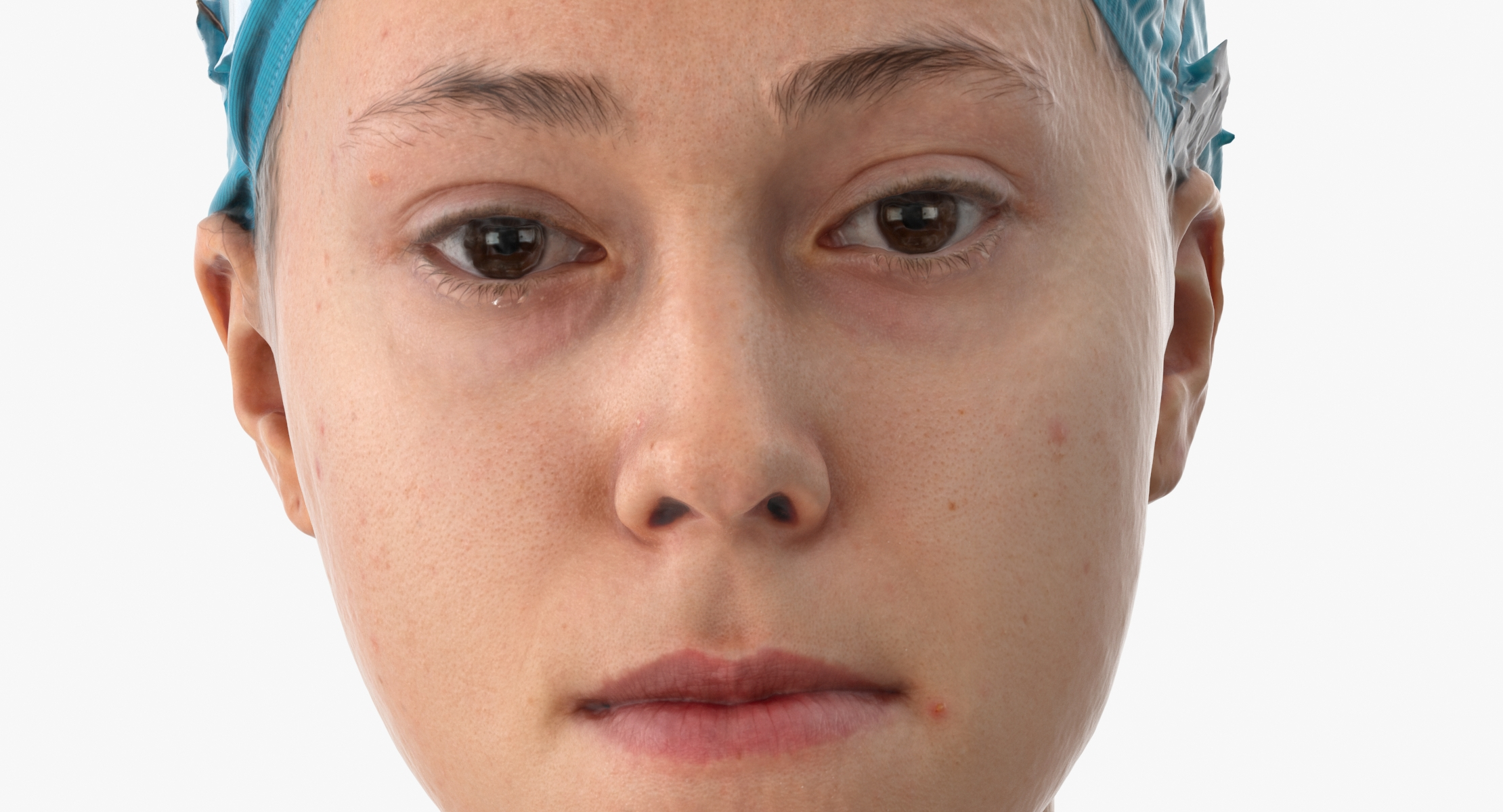 Freya Human Head Jaw Thrust AU29 Clean Scan Modelo 3D - TurboSquid 1683090