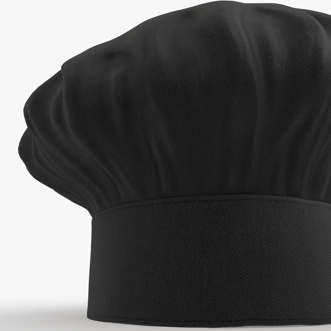 3d realistic chef hat 05