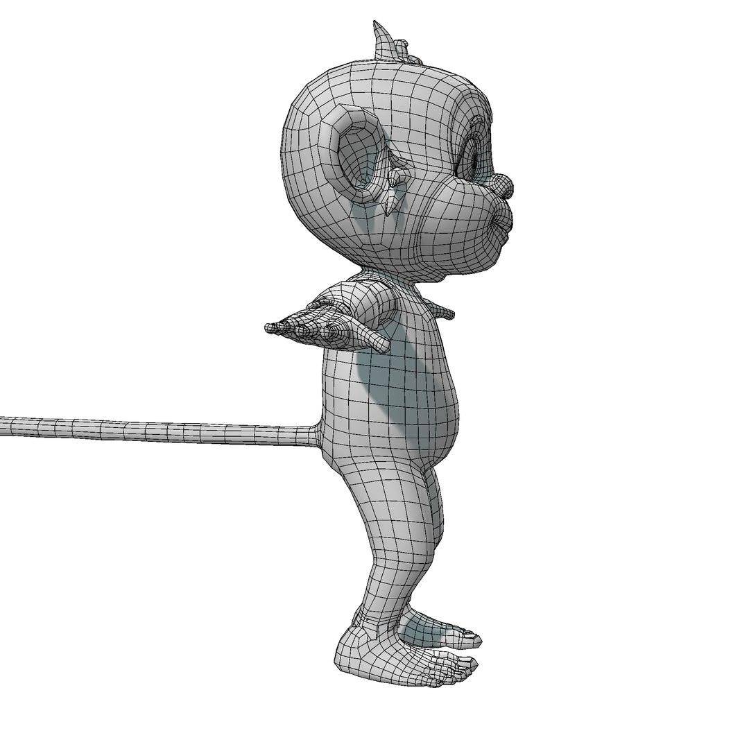 Cartoon monkey 3D model - TurboSquid 1275551