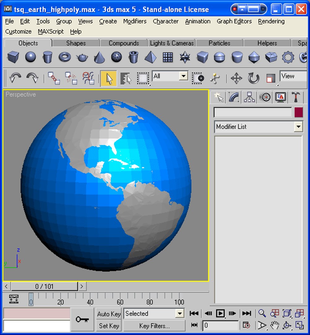 3d model globes world package