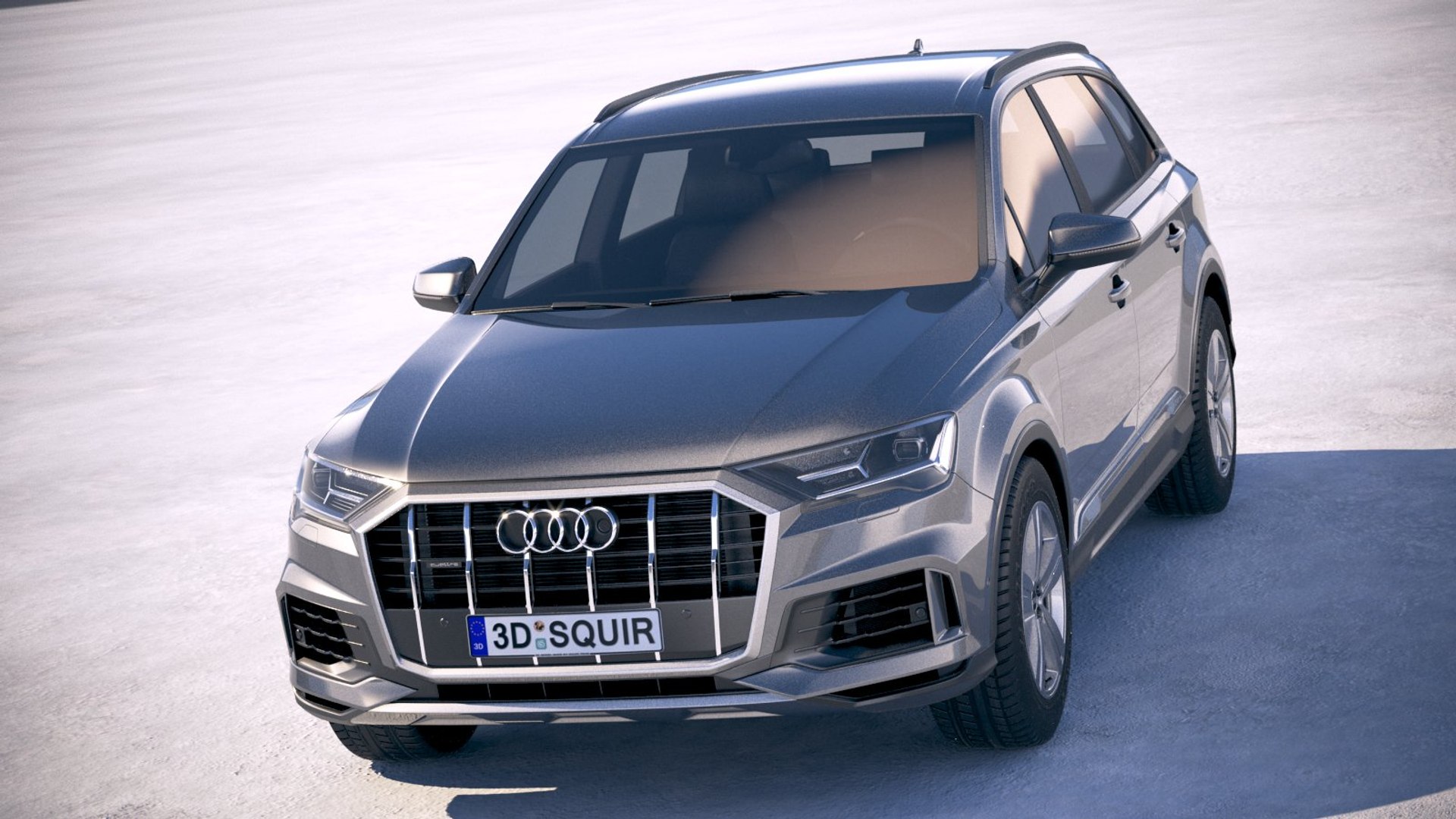 3D Model Audi Q7 Basic - TurboSquid 1449537