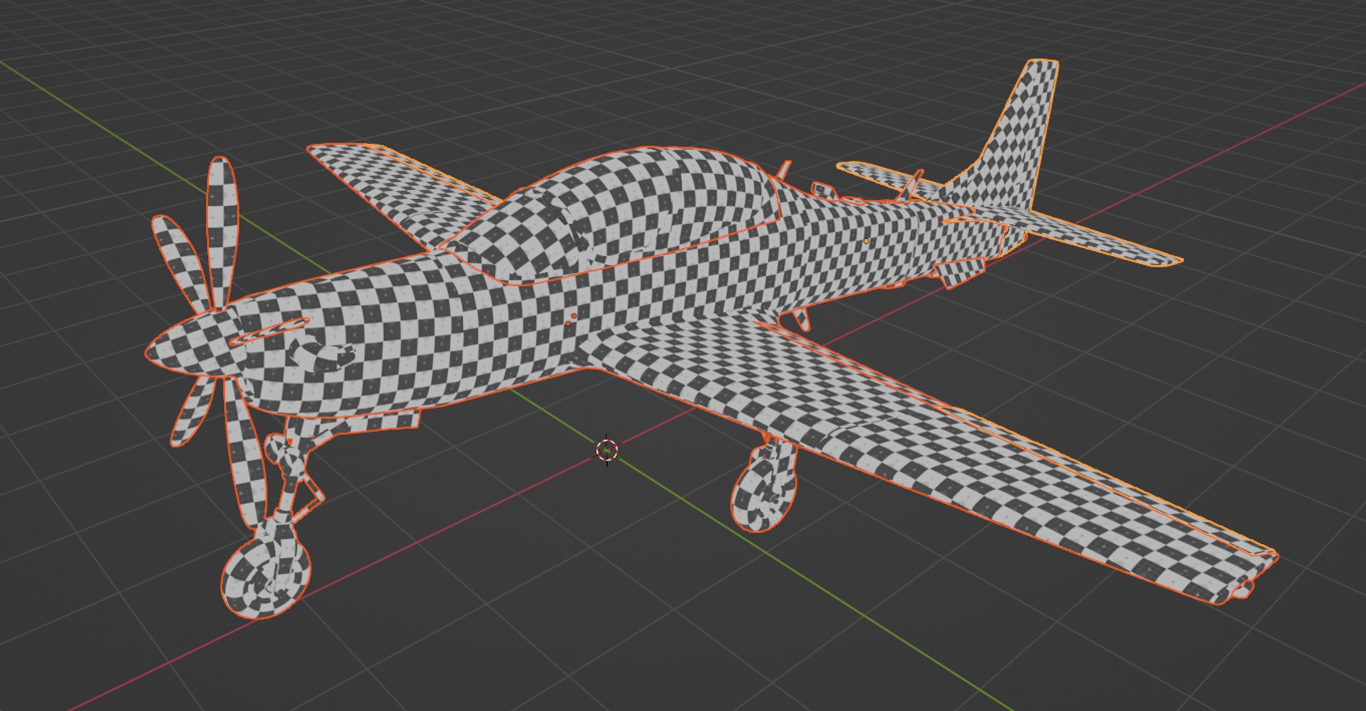 Mid-poly Airplane 3D Model - TurboSquid 2142335