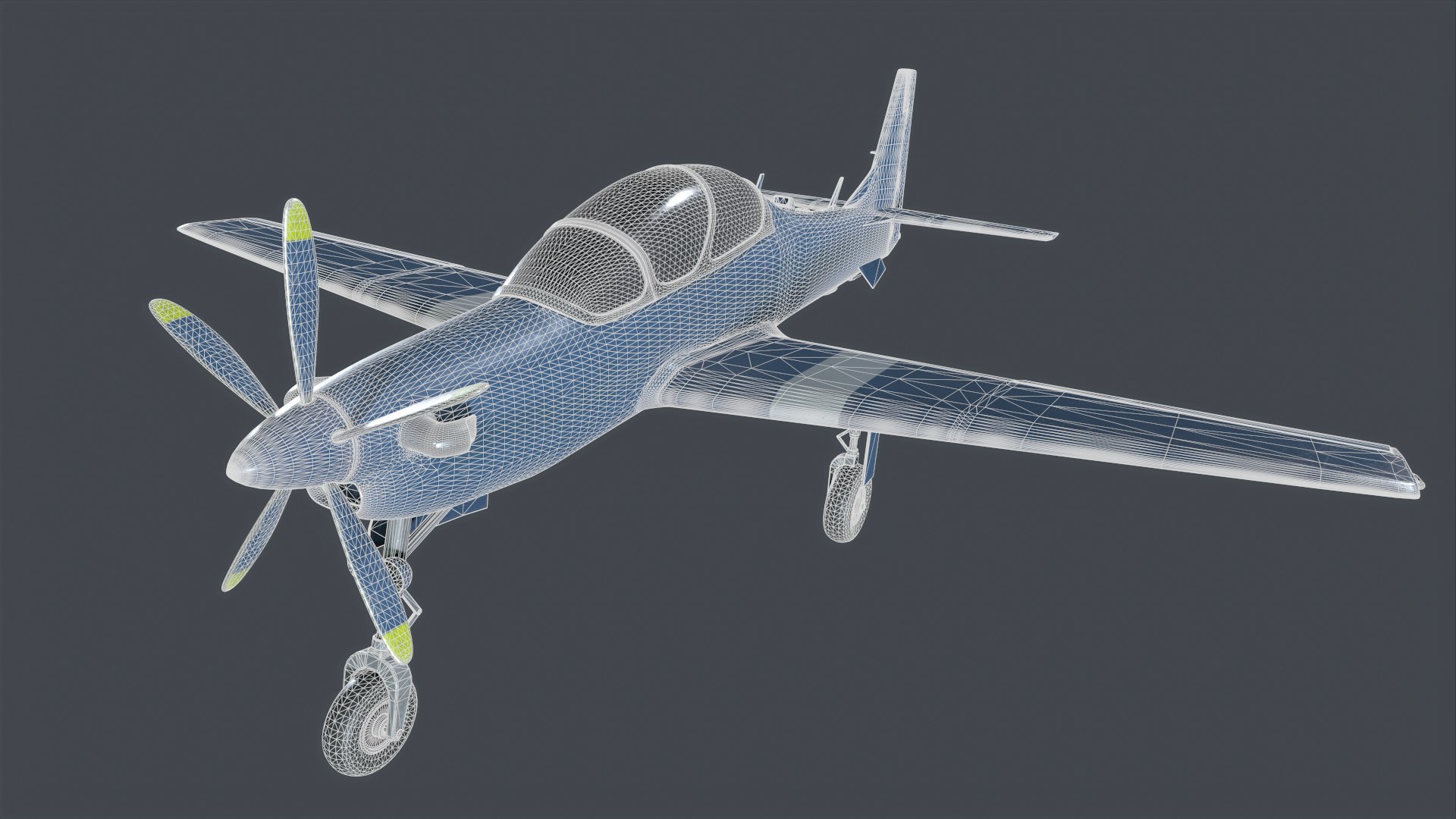 Mid-poly Airplane 3D Model - TurboSquid 2142335