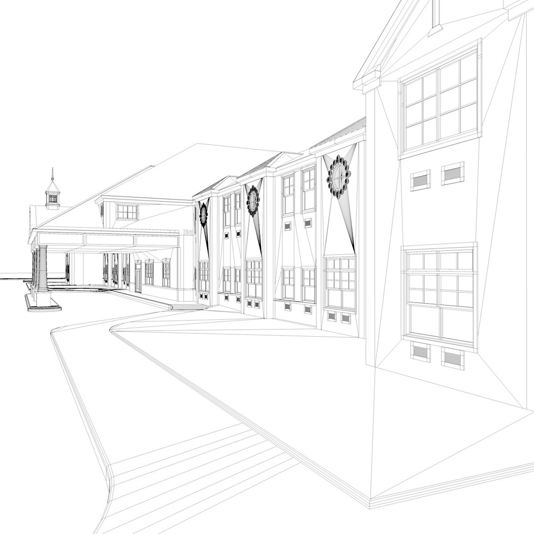 Hospital Entrance Windows 3D Model - TurboSquid 1408740