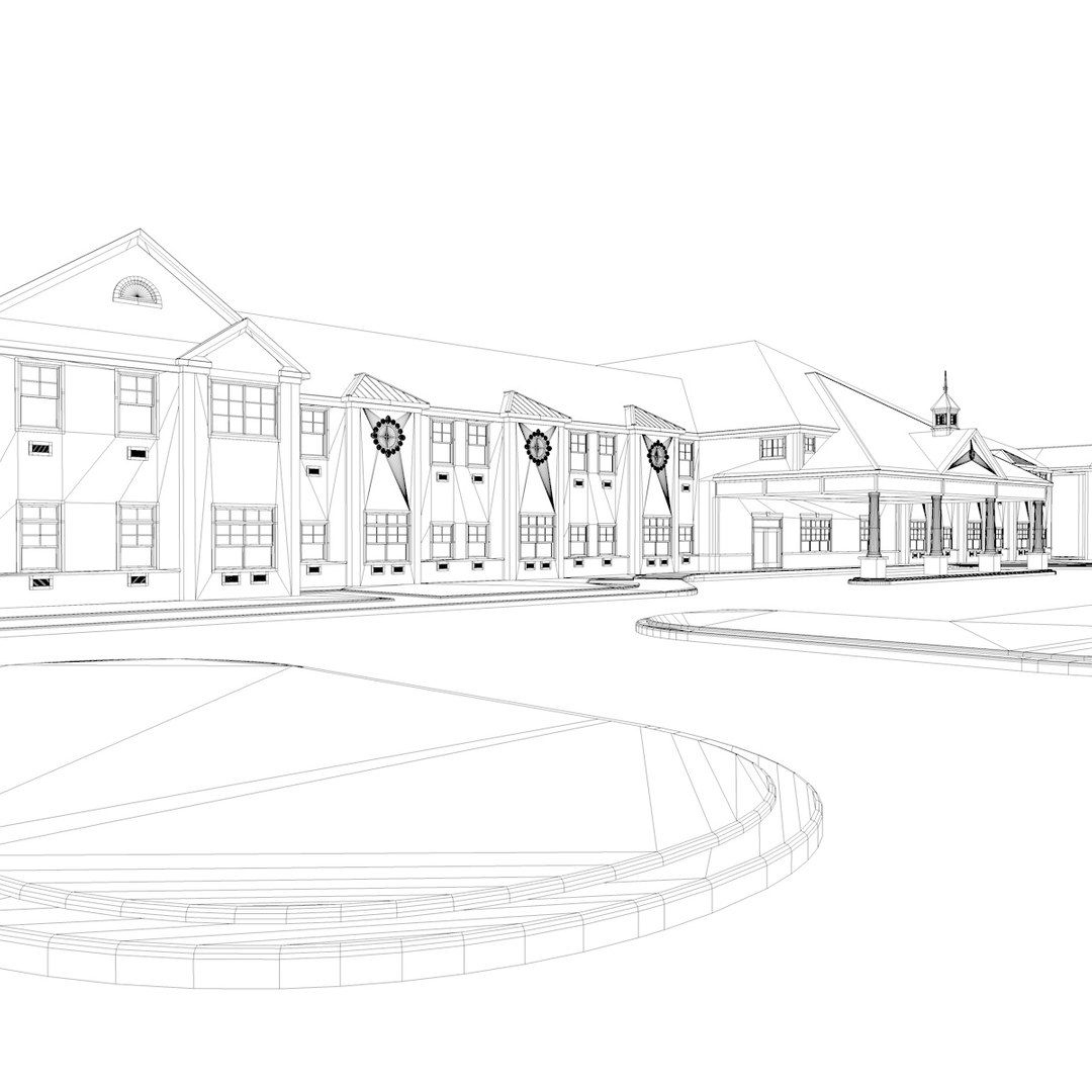 Hospital Entrance Windows 3D Model - TurboSquid 1408740