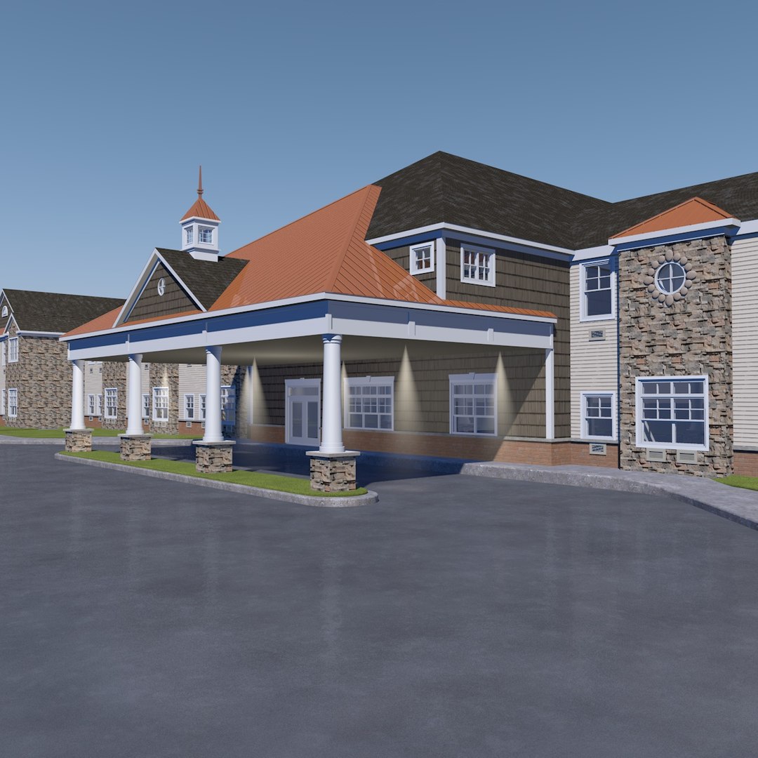 Hospital Entrance Windows 3D Model - TurboSquid 1408740