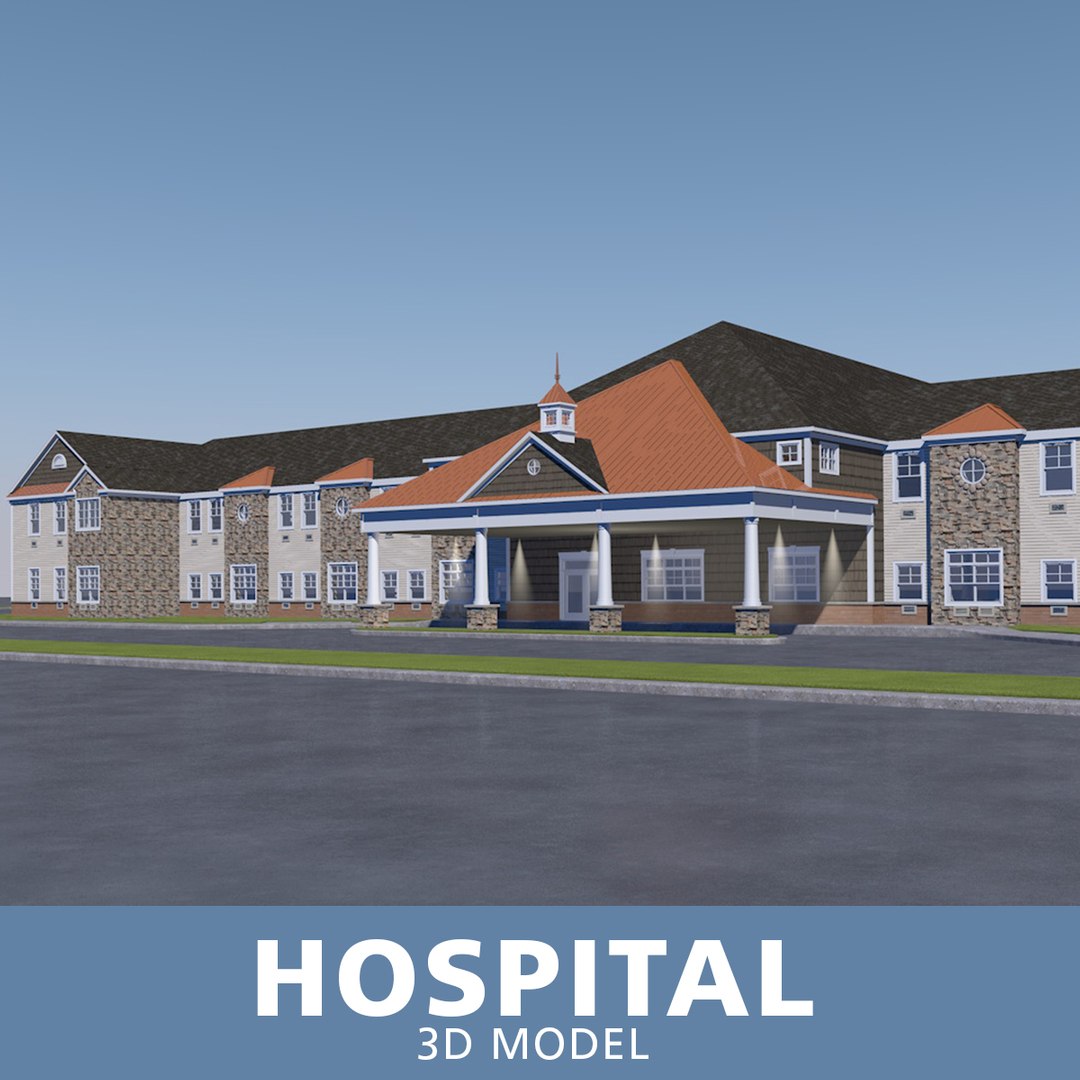 Hospital Entrance Windows 3D Model - TurboSquid 1408740